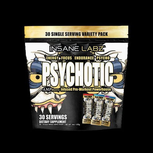 Insane Labz - Gold Psychotic Variety Pre-Workout Pack – NuHealth LifeStyle
